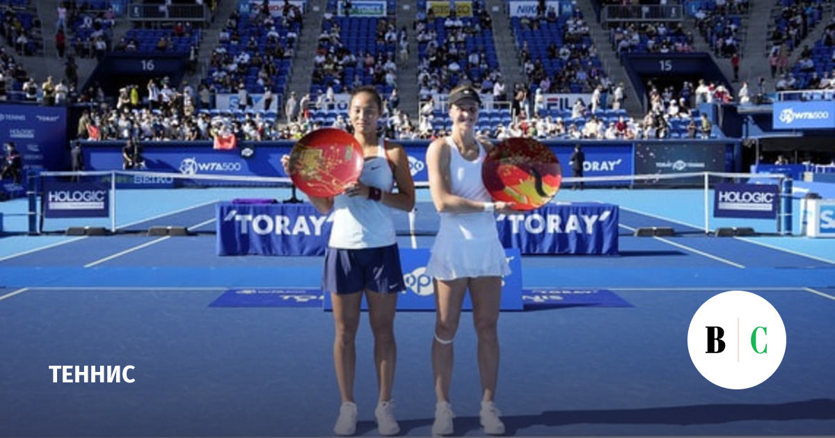 Российская теннисистка Самсонова выиграла турнир в Токио - Ведомости.Спорт