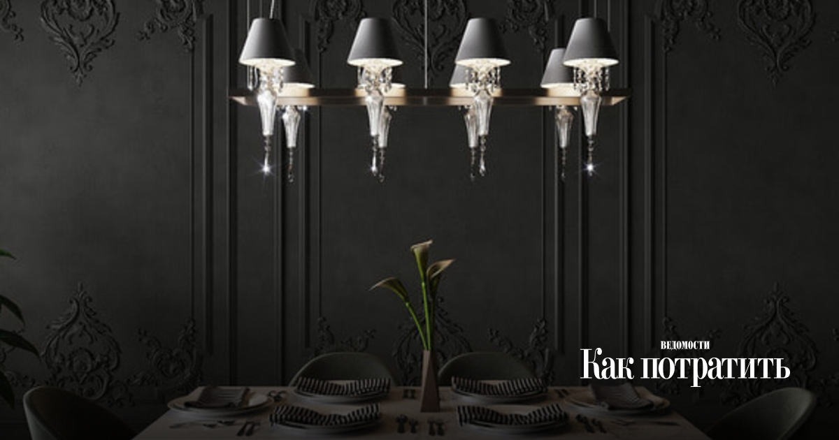 Avdeev Crystal показал сразу три коллекции хрустальных люстр - Как потратить - Ведомости