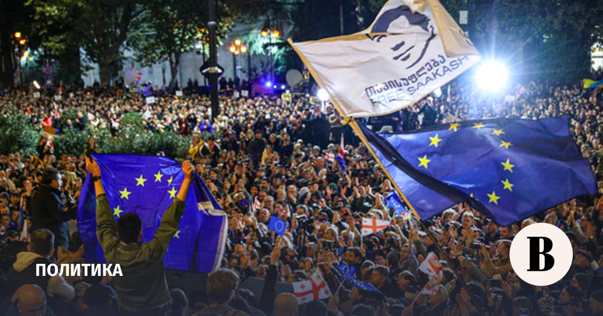 В Тбилиси начался митинг против итогов парламентских выборов - Ведомости