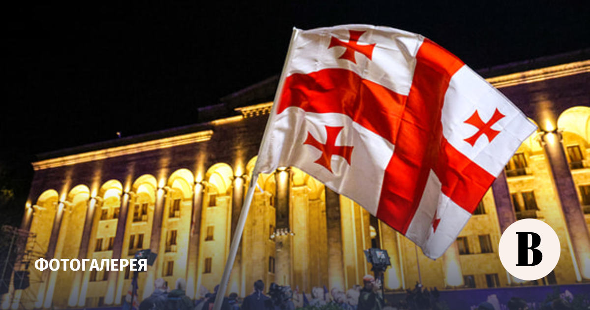В Тбилиси прошел митинг против итогов парламентских выборов - Ведомости
